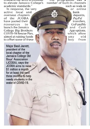 JC old boys launch COVID-19 rescue plan - PressReader