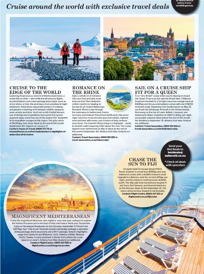 Cruise around the world with exclusive travel deals - PressReader