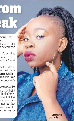 Joby Jay moving on from profession­al heartbreak - PressReader