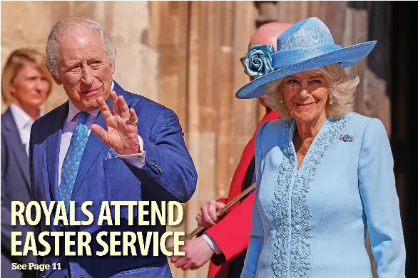 ROYALS ATTEND EASTER SERVICE - PressReader