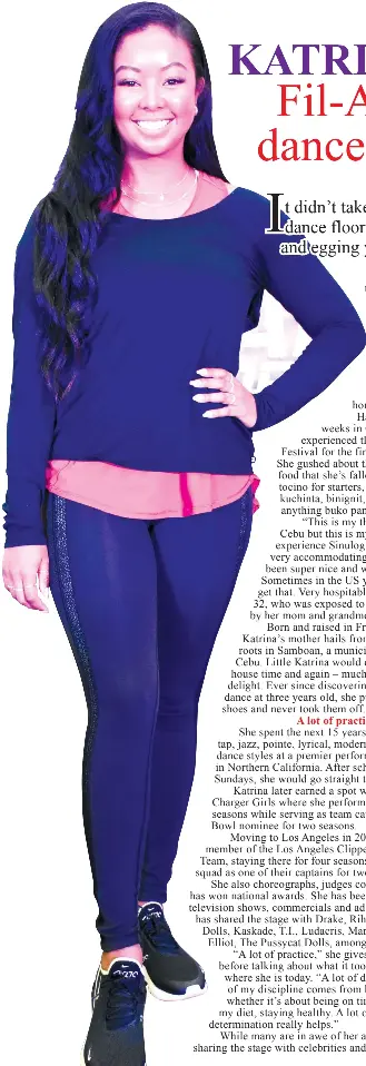 KATRINA JO BALBUENA: Fil-Am with Cebu roots dances her way to success ...