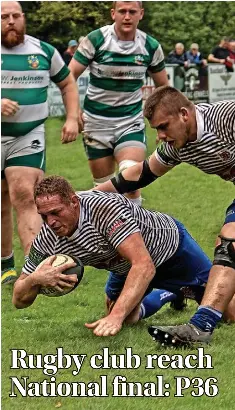 Rugby club reach National final: - PressReader