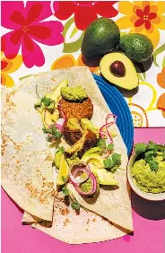 Avocado zhug with flatbread and falafel - PressReader