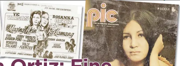 Rosanna Ortiz: Fine actress, sex symbol - PressReader