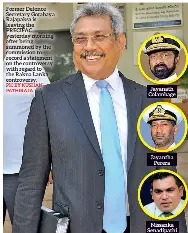 Rakna Lanka issue: COUNSEL OBJECT TO INCLUSION OF GOTA, 4 OTHERS AS ...