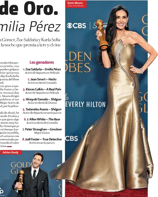 Globos de Oro. Domina Emilia Pérez - PressReader