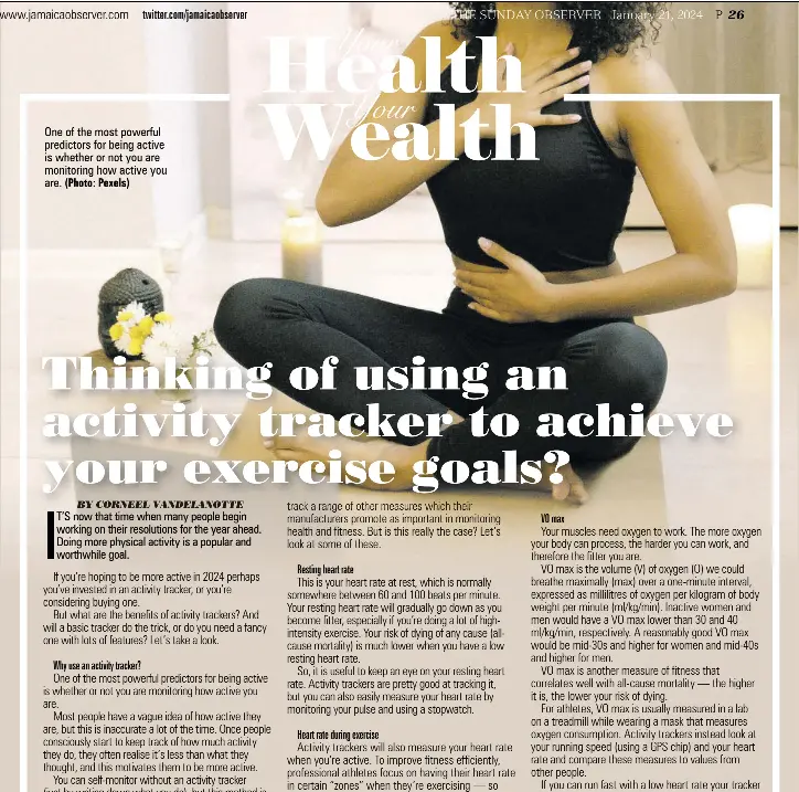 Thinking of using an activity tracker to achieve your exercise goals? - PressReader