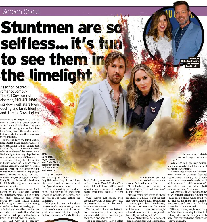 Stuntmen are so selfless... it's fun to see them in the limelight - PressReader