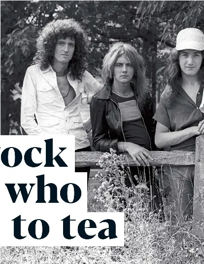 The rock stars who came to tea - PressReader