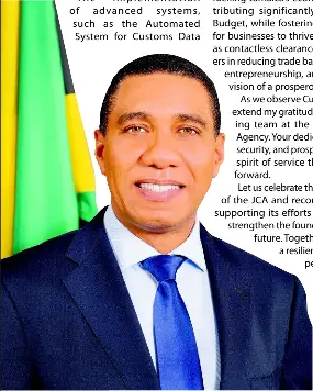 THE JCA PLAYS A PIVOTAL ROLE IN FUELLING JAMAICA’S ECONOMIC ENGINE - PressReader