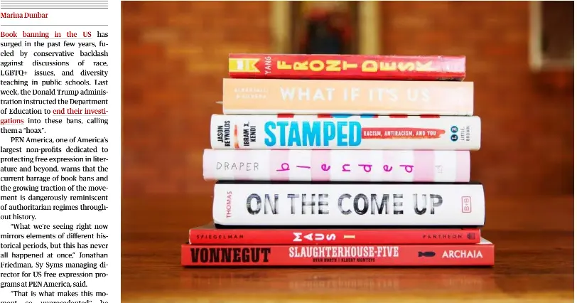 Multi-level barrage of US book bans is ‘unpreceden­ted’, says PEN America - PressReader