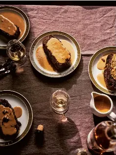 NEARLY SIMON HOPKINSON’S STICKY TOFFEE PUDDING WITH CLOTTED CREAM ...