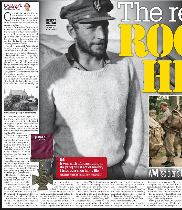 PADDY MAYNE: AN SAS MAVERICK A The re Ro he Gue ero - PressReader