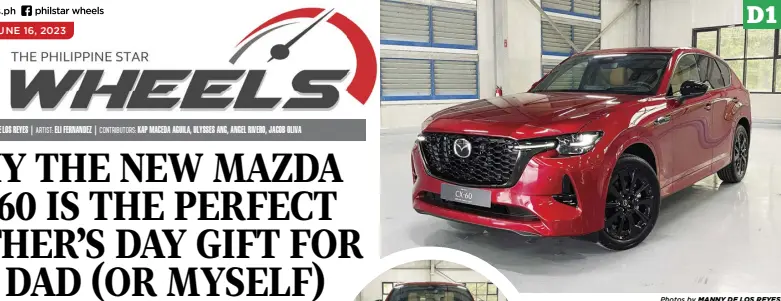 WHY THE NEW MAZDA CX-60 IS THE PERFECT FATHER’S DAY GIFT FOR MY DAD (OR MYSELF) - PressReader