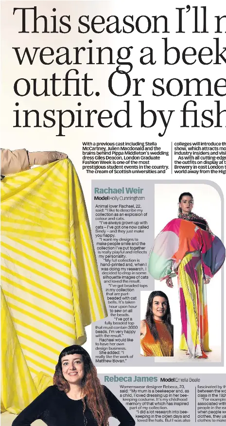 INSPIRATIO­N FOR FASHION SHOW’S OUTLANDISH OUTFITS - PressReader