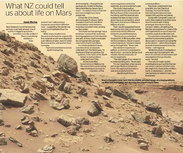 What NZ could tell us about life on Mars - PressReader