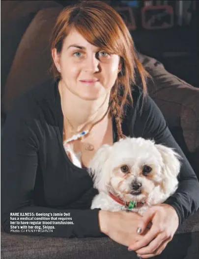 Jamie owes her life to a blood bank - PressReader
