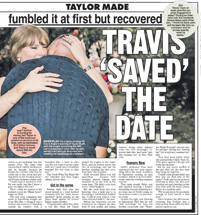 TRAVIS ‘SAVED’ THE DATE - PressReader