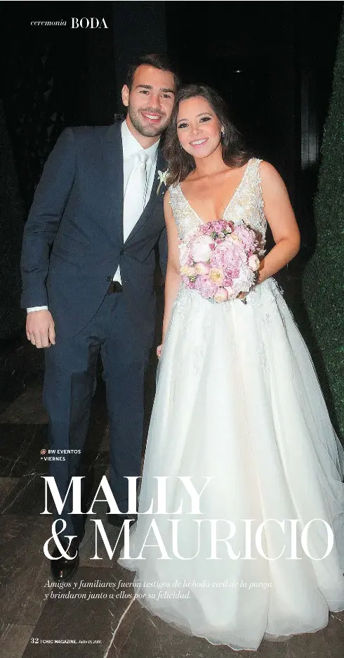 Mally Muñiz y Mauricio Calderoni celebran su boda - PressReader