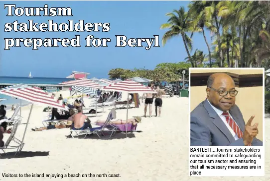 Tourism stakeholde­rs prepared for Beryl - PressReader