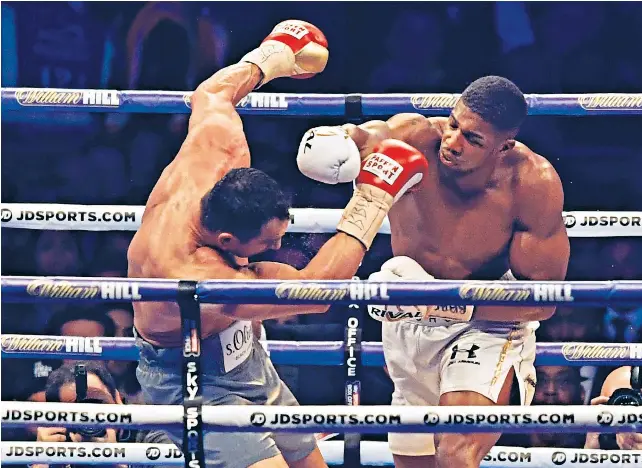 Joshua planning to unleash old knockout power to revive career - PressReader