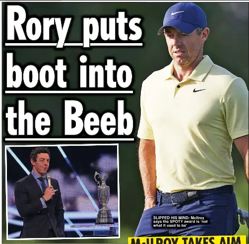 Rory puts boot into the Beeb - PressReader