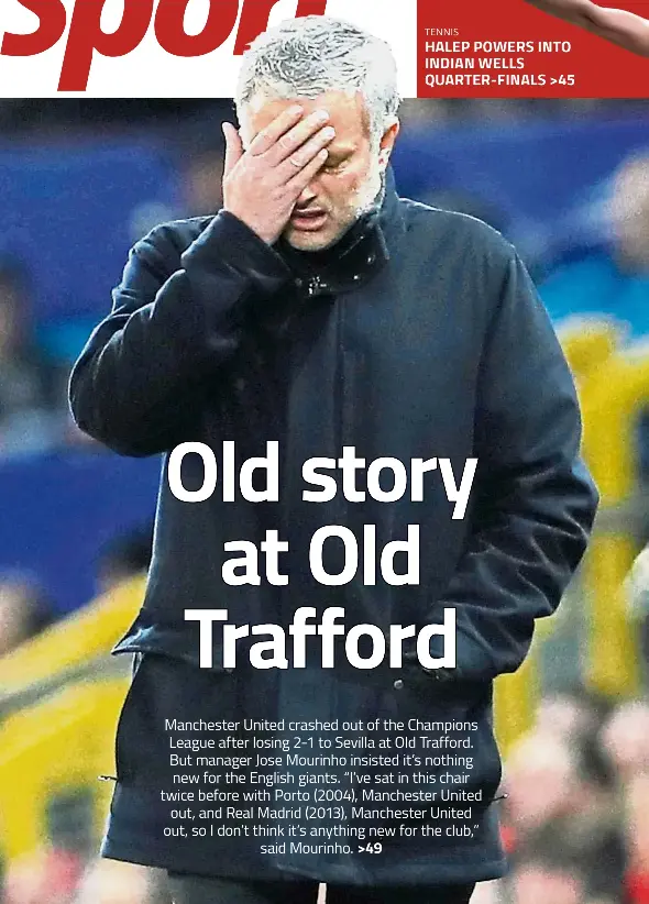 Old story at Old Trafford - PressReader