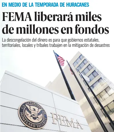FEMA liberará miles de millones en fondos - PressReader