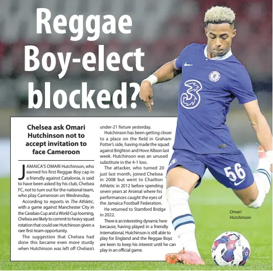 Reggae Boy-elect blocked? - PressReader