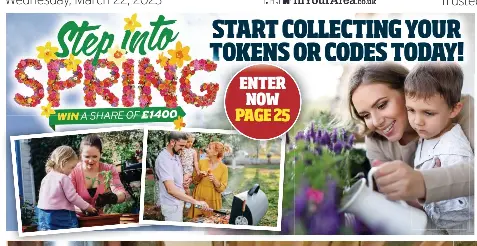 START COLLECTING YOUR TOKENS OR CODES TODAY! - PressReader