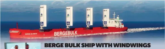 BERGE BULK SHIP WITH WINDWINGS - PressReader