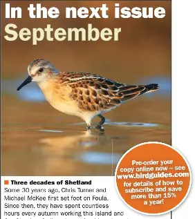 In the next issue September - PressReader
