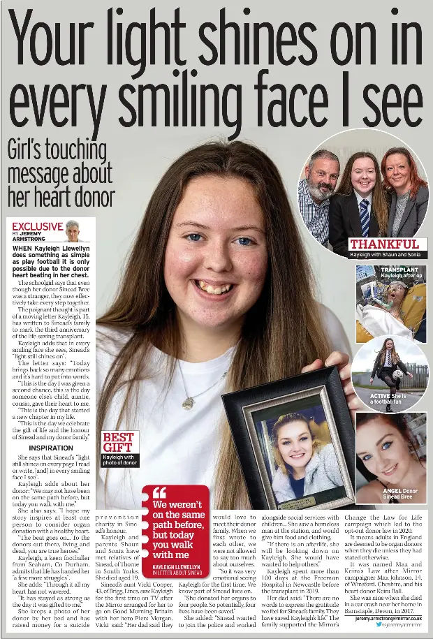 Your light shines on in every smiling face I see - PressReader