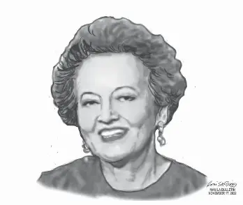 Farewell, Beth Day Romulo, long-time Manila Bulletin editor and ...