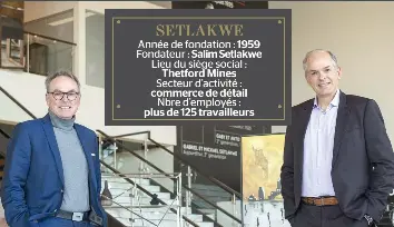 Setlakwe, une entreprise presque centenaire et encore très fringante ...