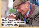 Derbyshire man admits to throwing objects at Farage - PressReader