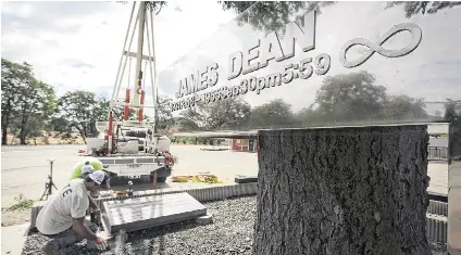 James Dean memorial restored for 70th anniversar­y - PressReader