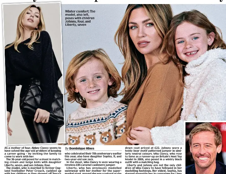 Abbey cuddles up with her model family - PressReader