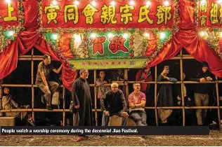 Burning effigy, bamboo crafts at once-a-decade Hong Kong festival ...