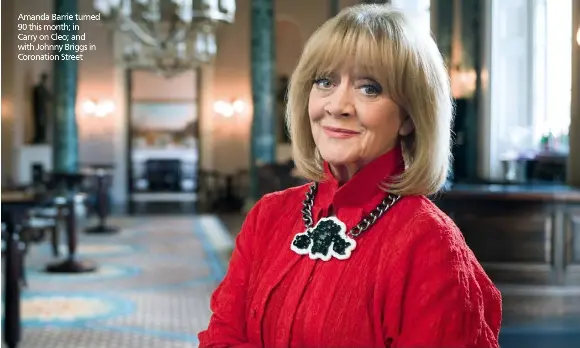 Amanda Barrie: ‘Scotland was really where it all started for me’ nd ...