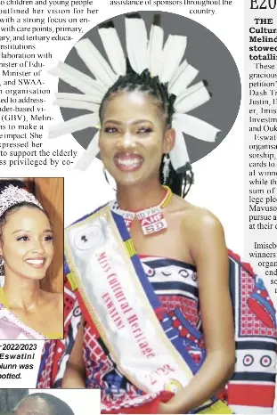 Ex-Epic Gig ambassador crowned Miss Cultural Heritage - PressReader
