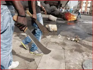 Machete gangs terrorise Bulawayo - PressReader