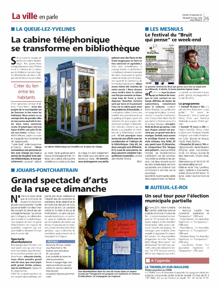 La cabine téléphoniq­ue se transforme en bibliothèq­ue - PressReader