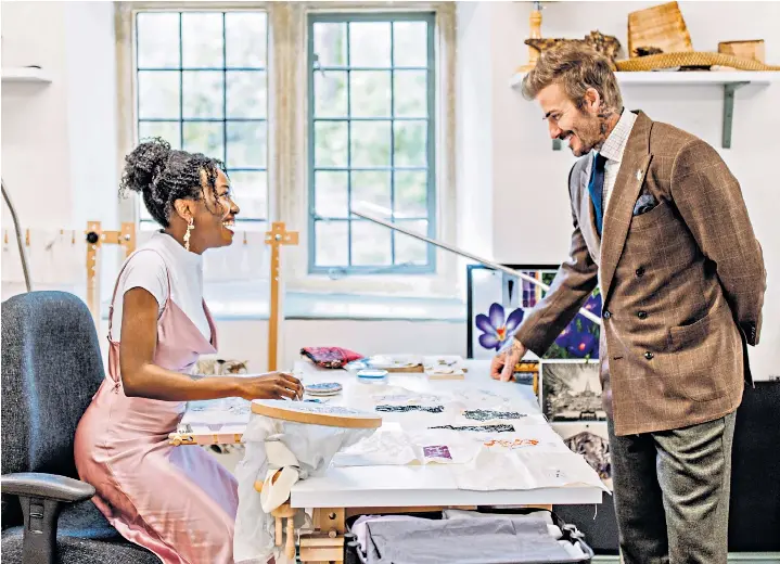 King and Beckham get buzz out of bee chat - PressReader