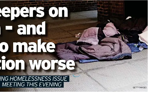 Street sleepers on rise again - and cuts set to make the situation worse - PressReader