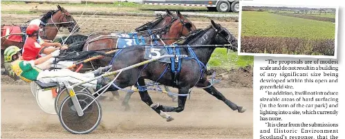 Trotting track plan for part of battle site - PressReader