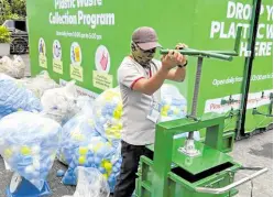 PLASTIC WASTE COLLECTION PROGRAM GOES TO SM IN CAVITE - PressReader