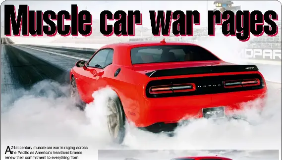 Muscle car war rages - PressReader