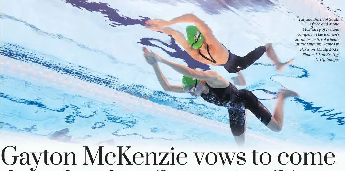 Gayton Mckenzie vows to come down hard on Swimming SA - PressReader