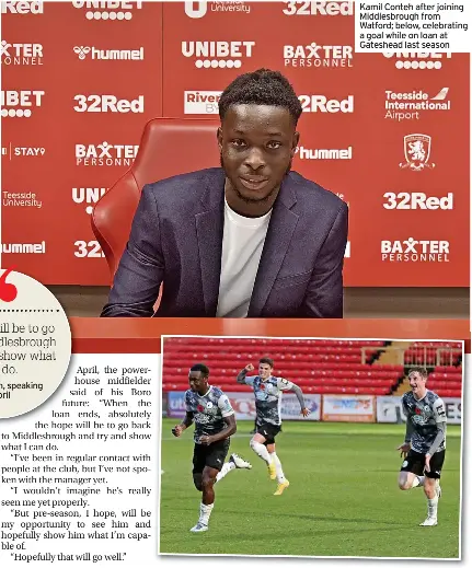 Conteh heads for shock exit from the Riverside - PressReader